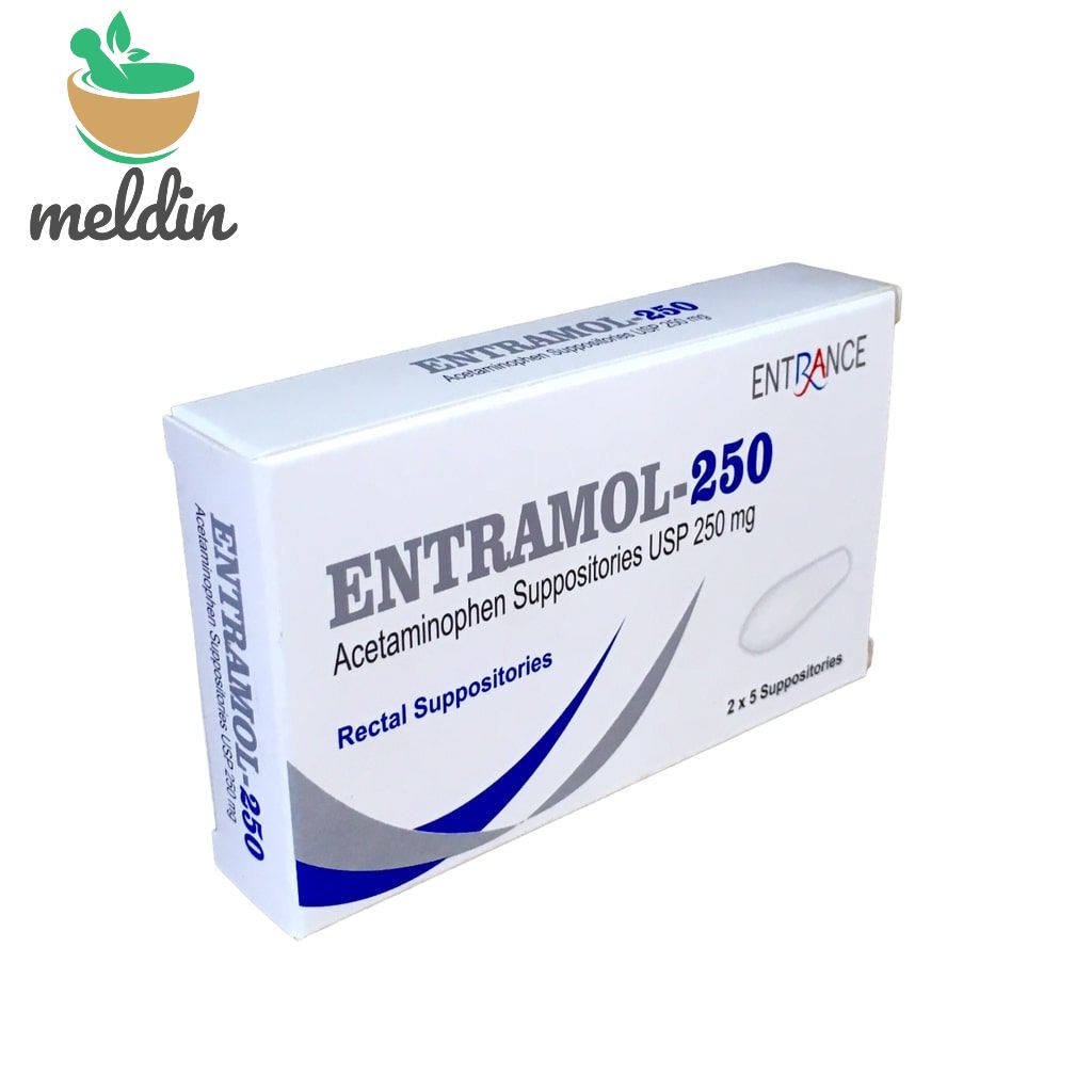 Entramol 250Mg Supp 10'S (Paracetamol) | Meldinpharma